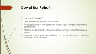 Concrete Pavement Rehabilitation Method | PPT