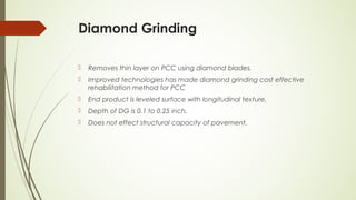 Concrete Pavement Rehabilitation Method | PPT