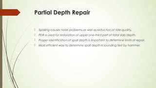 Concrete Pavement Rehabilitation Method | PPT