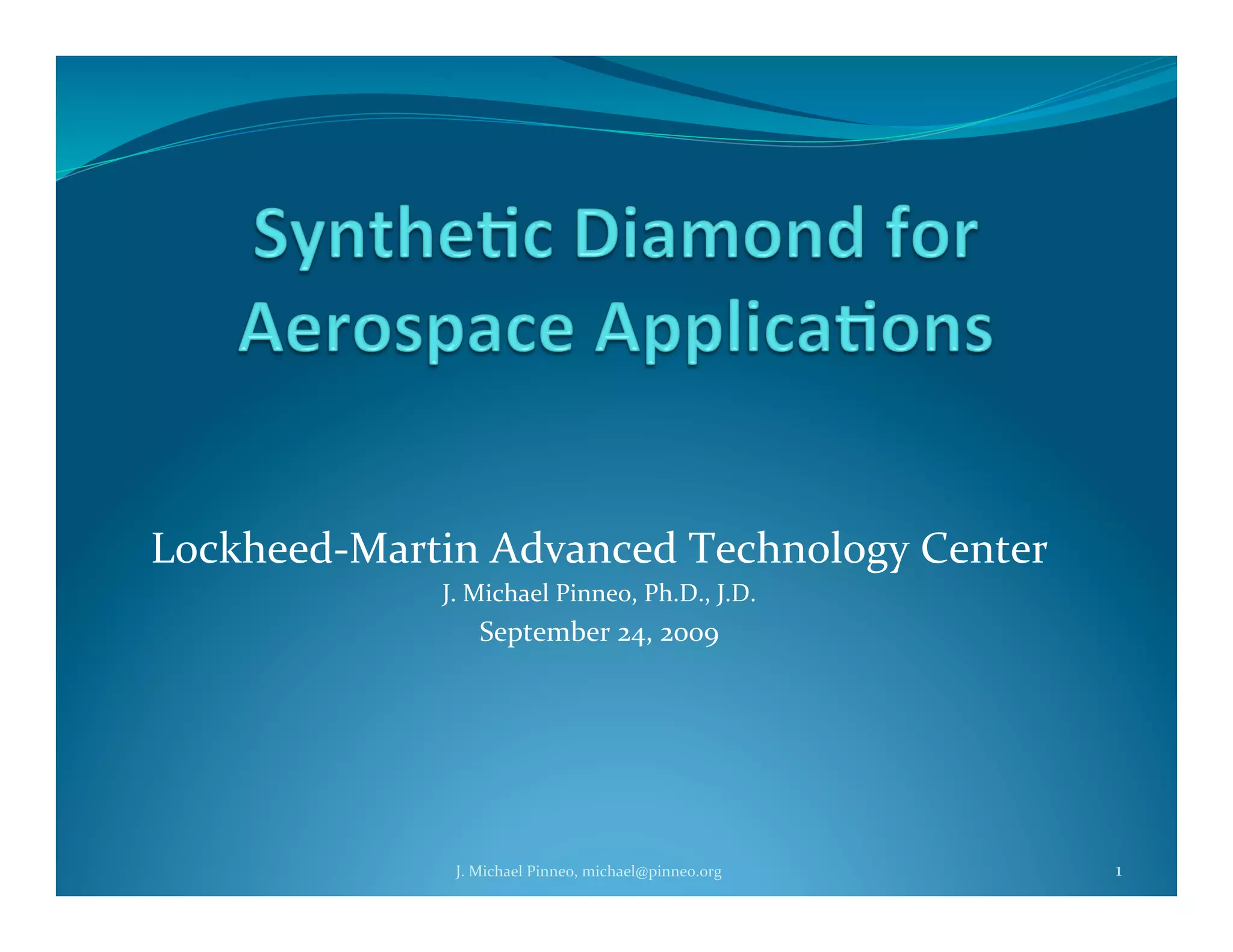 Lockheed Martin diamond presentation | PDF