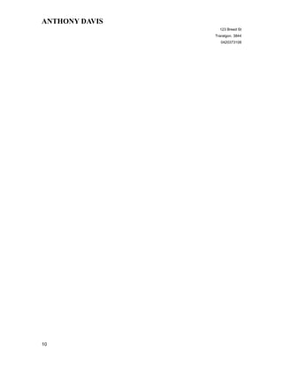 Anthony Davis-Resume 6.5.15