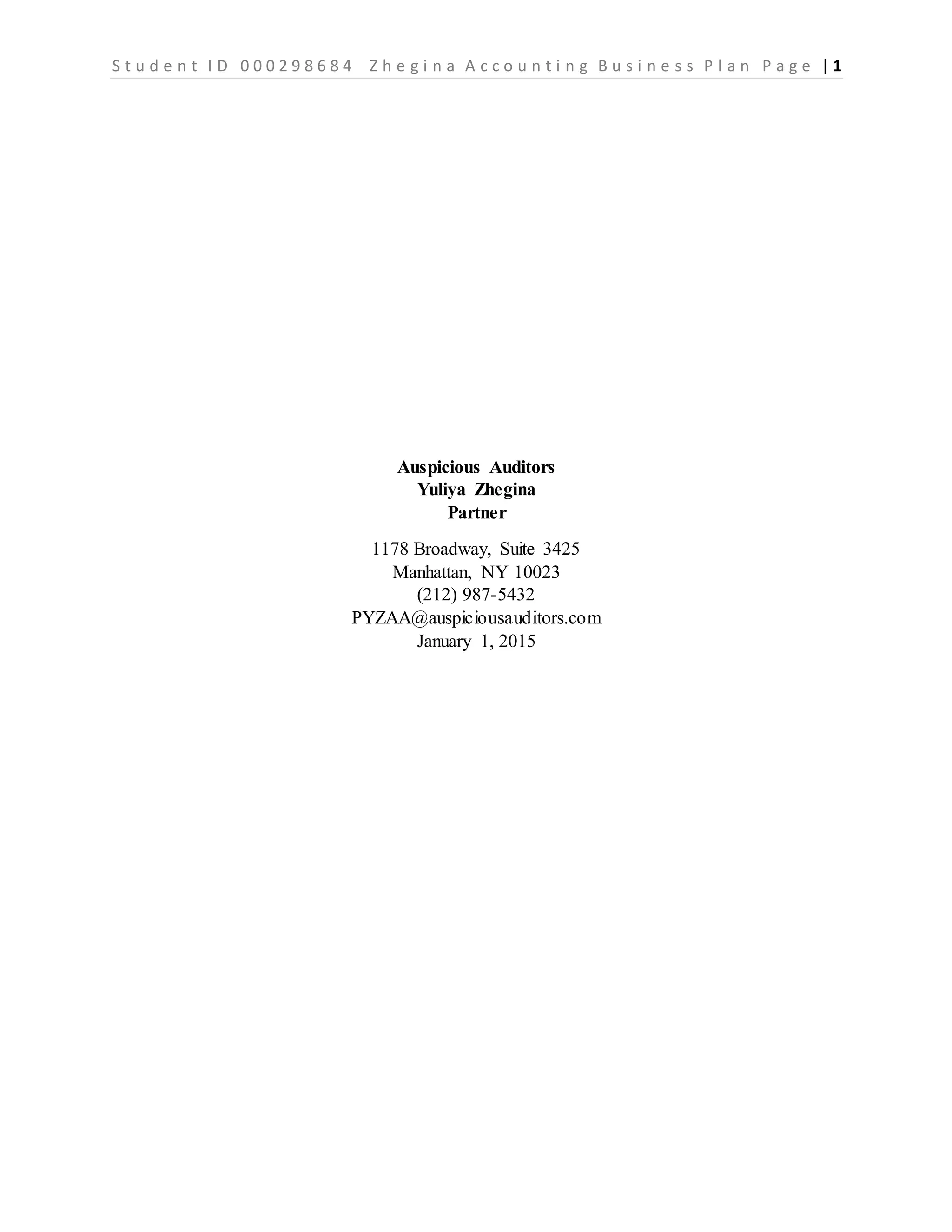 Accounting Capstone Written Project | DOCX