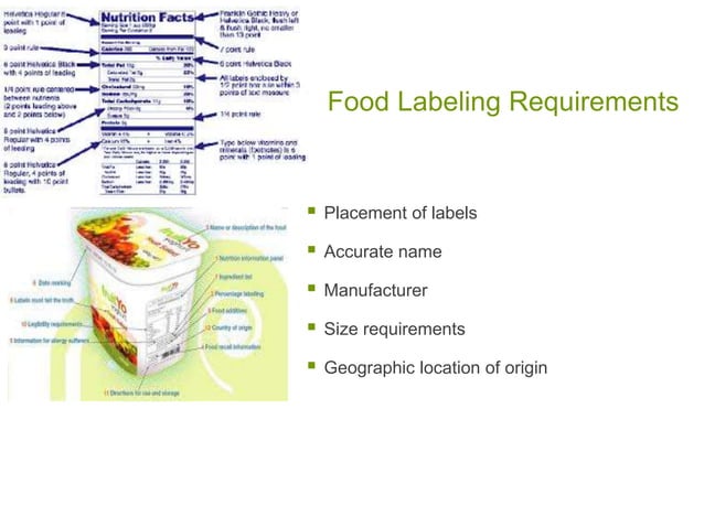 Food Labeling- Melissa Dolan | PPT