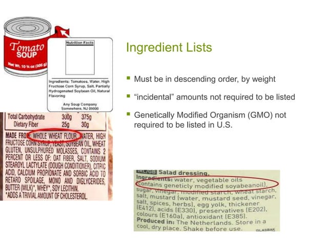 Food Labeling- Melissa Dolan | PPT