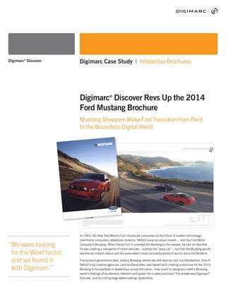 DigimarcDiscover_CaseStudy_Ford_061714_FNL | PDF | Free Download