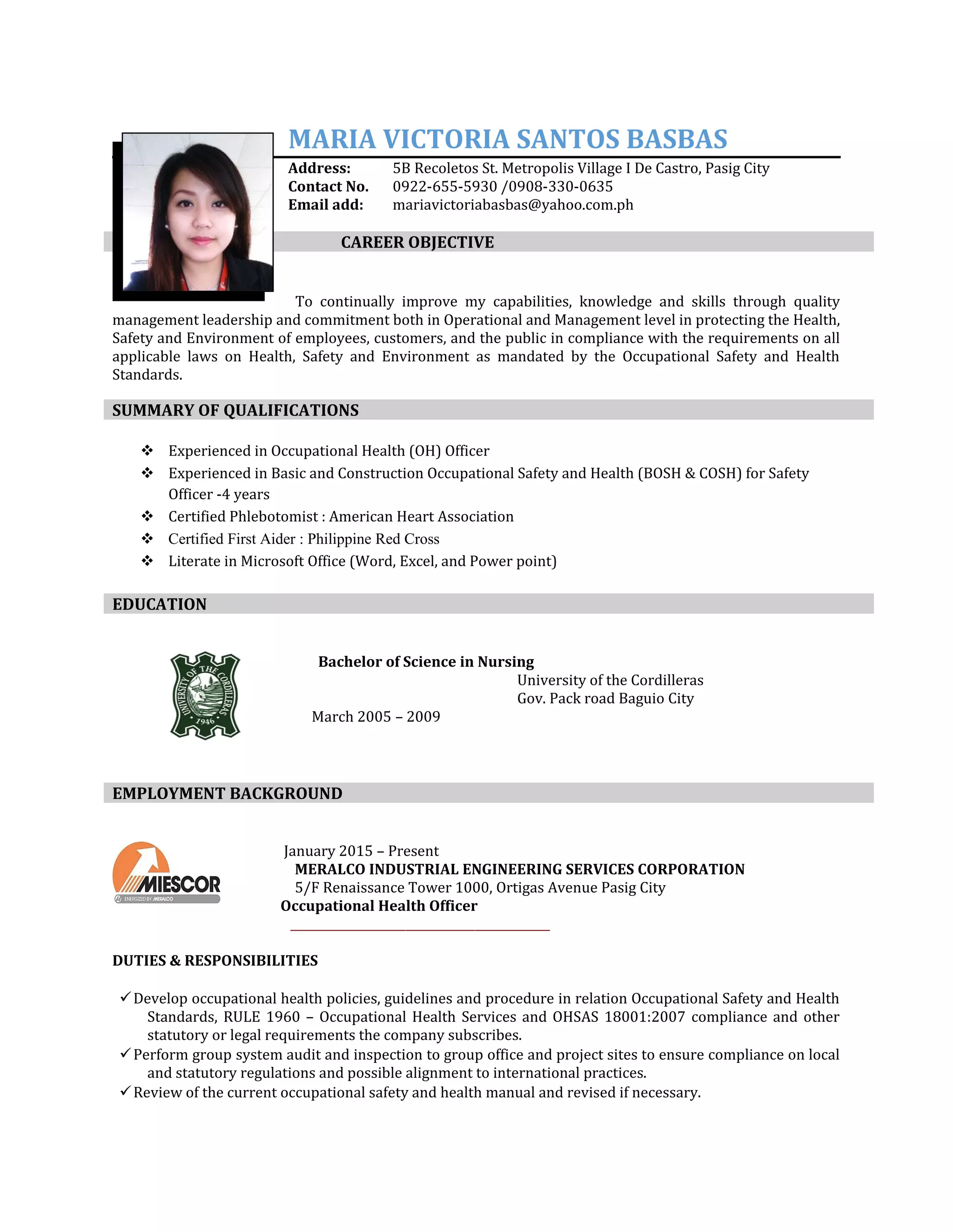 vicky resume | DOC