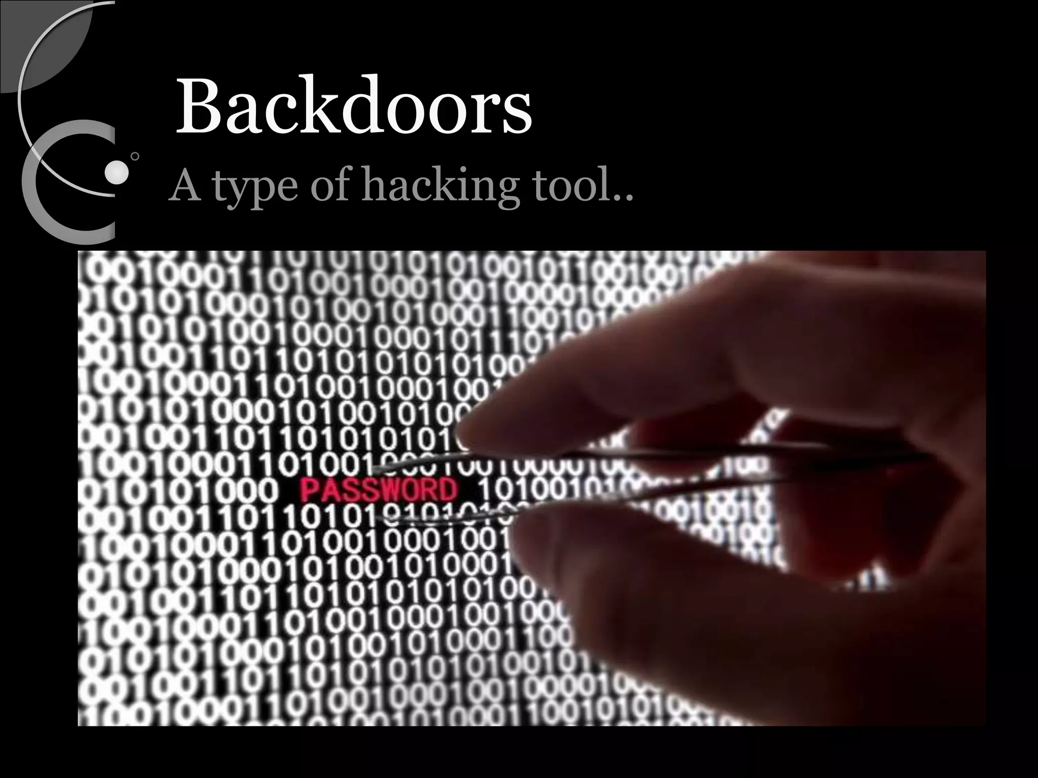 BackDoors Seminar | PPTX
