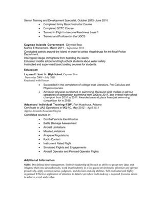 Lance Resume | RTF