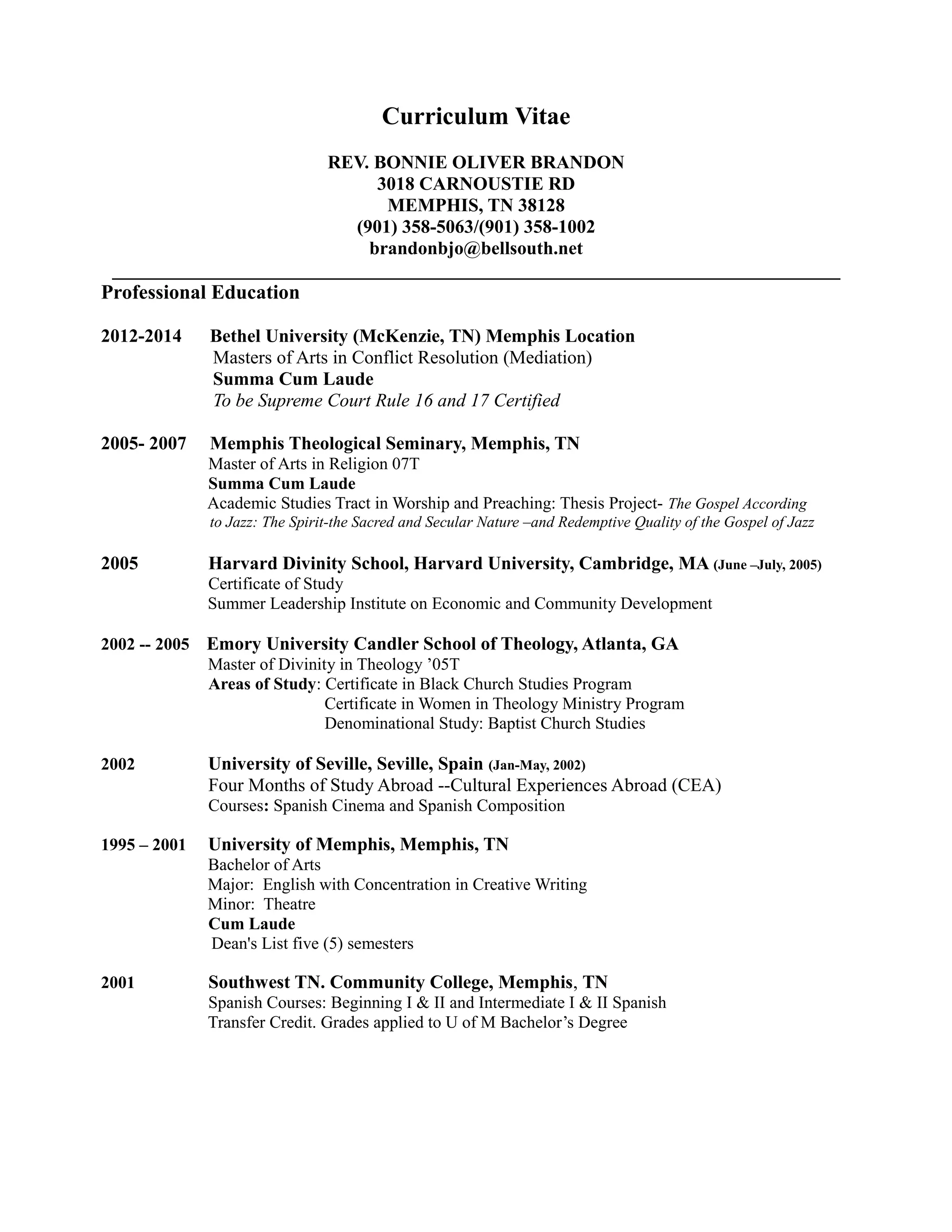 Curriculum Vitae Long Version- 2015 | PDF