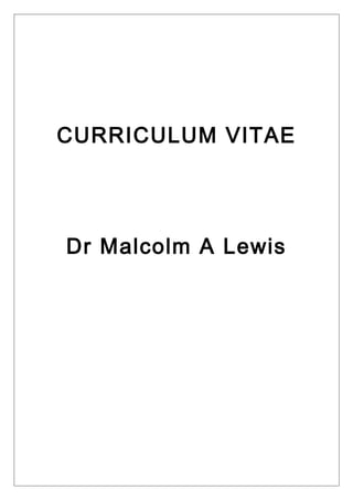 M Lewis CV 2015 | PDF