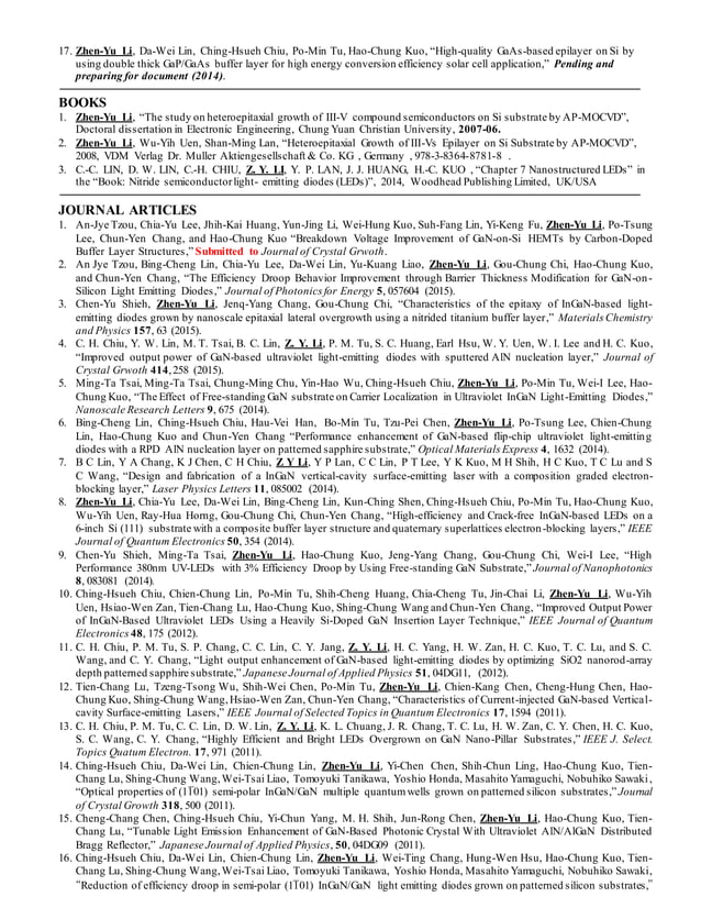 Zhen-Yu Li from Taiwan Resume 150720 | DOCX