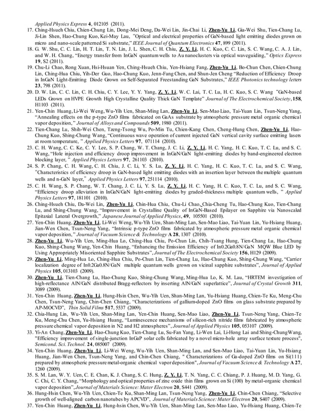 Zhen-Yu Li from Taiwan Resume 150720 | PDF