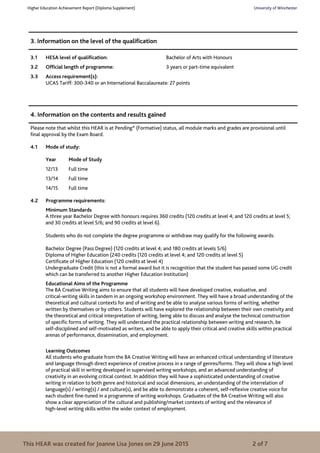 Higher Education Achievement Report | PDF | Undergraduate Education ...