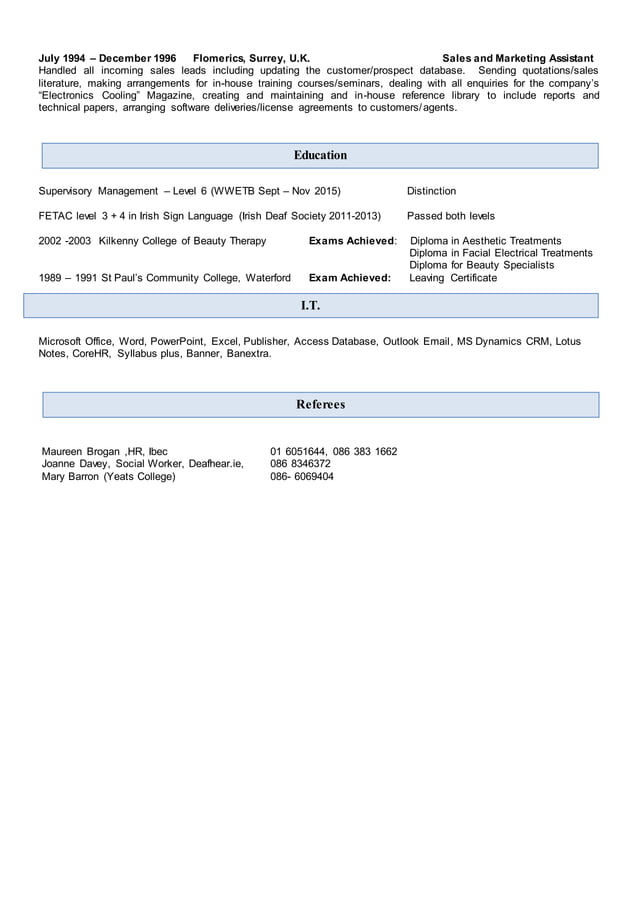 Janet Syms 16 CV | DOCX