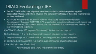 ACTIVASE PRODUCT MONOGRAPH | PPTX
