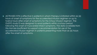 ACTIVASE PRODUCT MONOGRAPH | PPTX