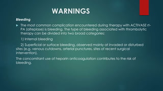 ACTIVASE PRODUCT MONOGRAPH | PPTX