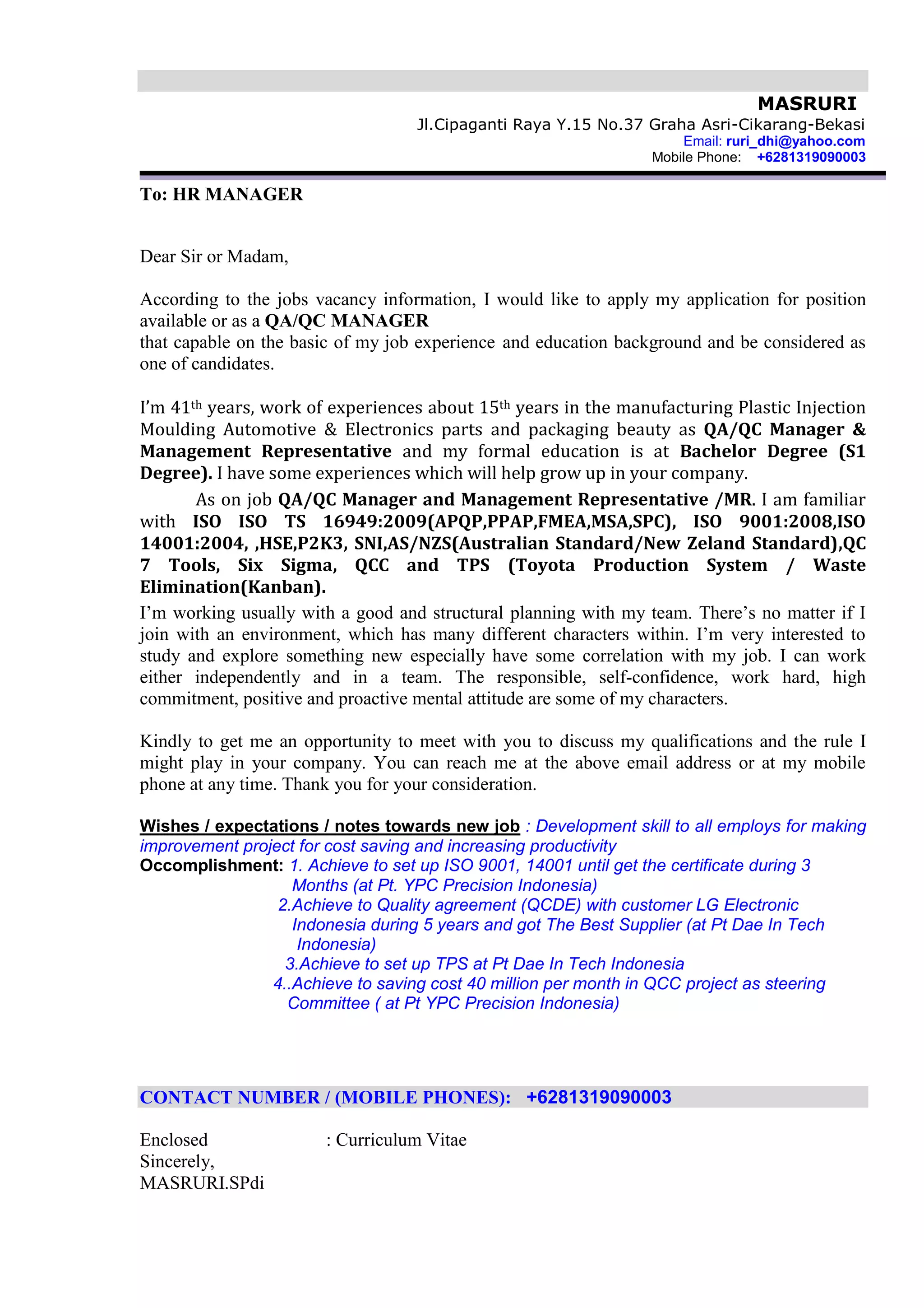 CV-MASRURI | PDF