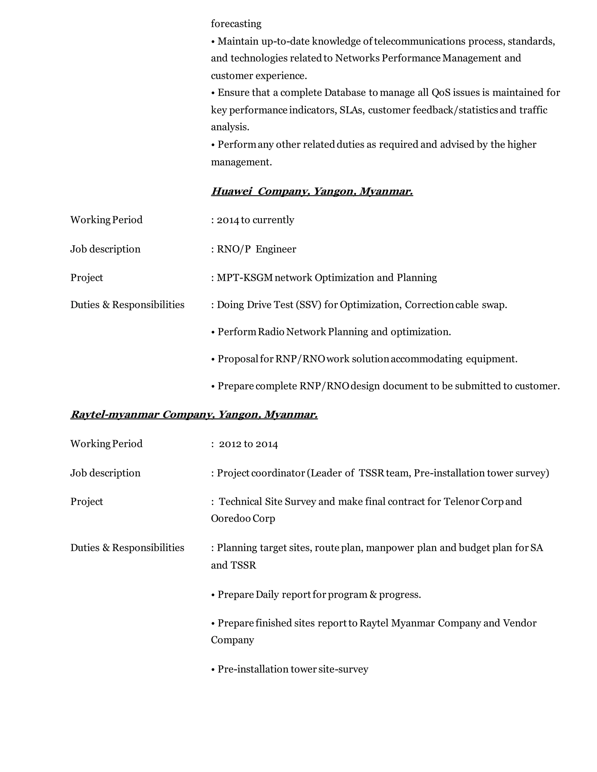 My Resume | DOCX