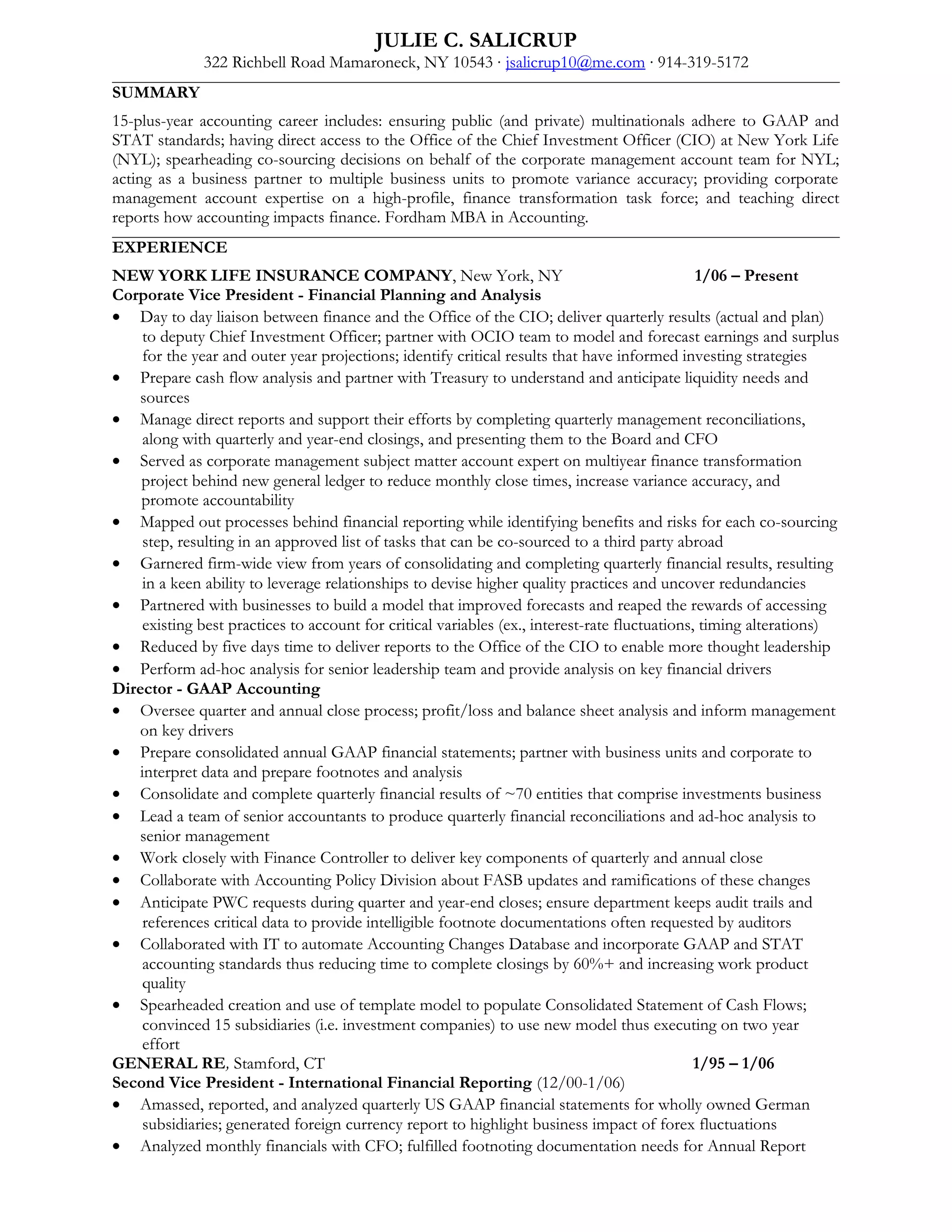 Julie Salicrup Resume Final | PDF