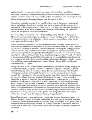 Complexity 101 by Cynthia Cavalli | PDF