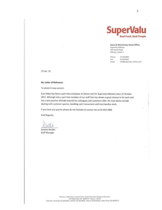 Cian Dillon CV | DOCX