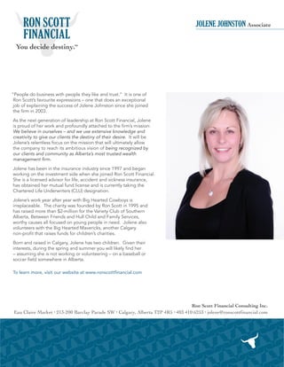 Jolene-Bio | PDF | Insurance | Personal Finance