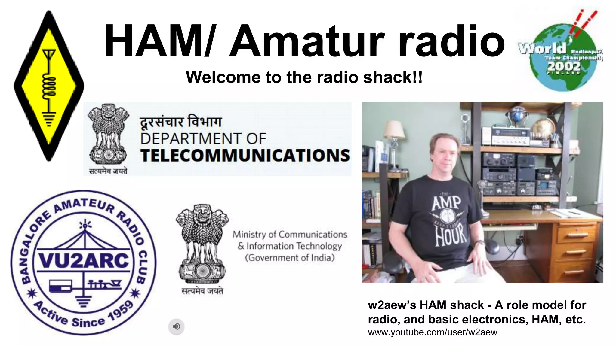 Ham amatur radio_welcome_to_the_radio_shack | PPTX