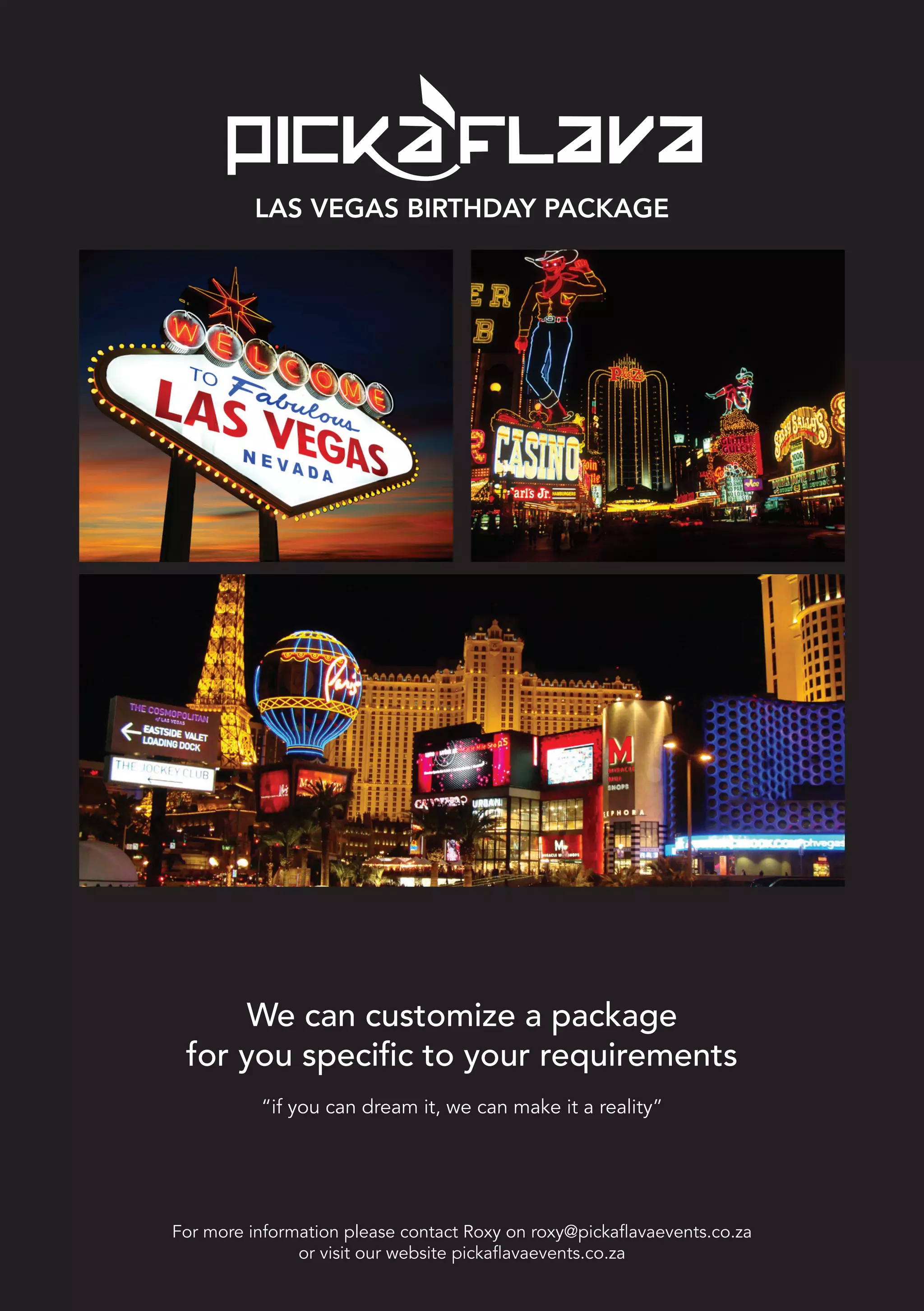Pick a Flava Vegas flyer | PDF