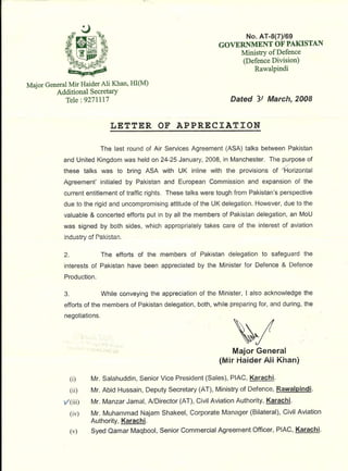LETTER OF APPRECIATION | PDF