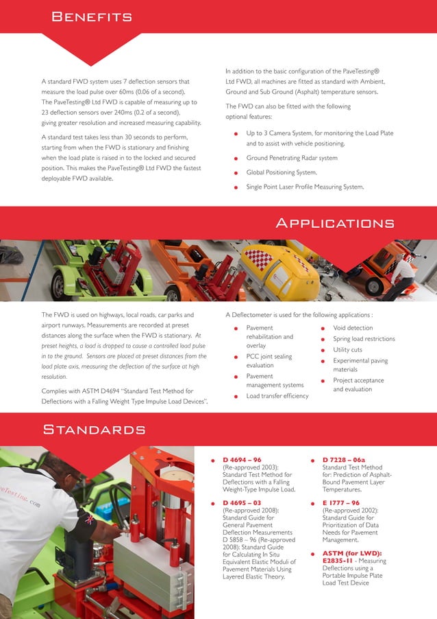 PT - Falling Weight Deflectometer | PDF