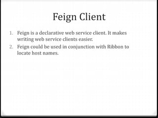 Spring Cloud and Netflix Components | PPT