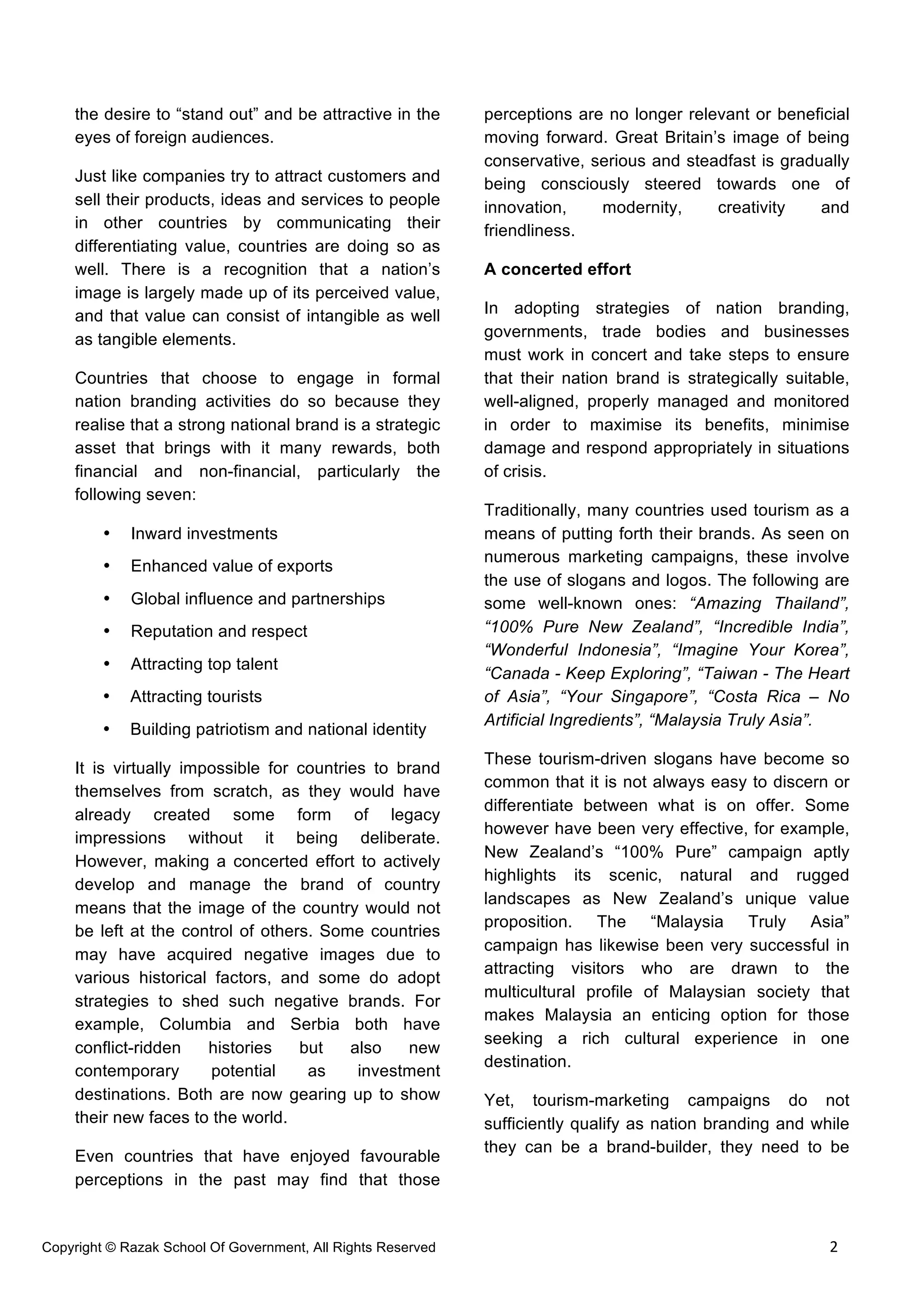 Nation branding part 1 | PDF