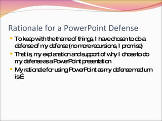 E-Portfolio Defense | PPS | Web Design and HTML | Internet