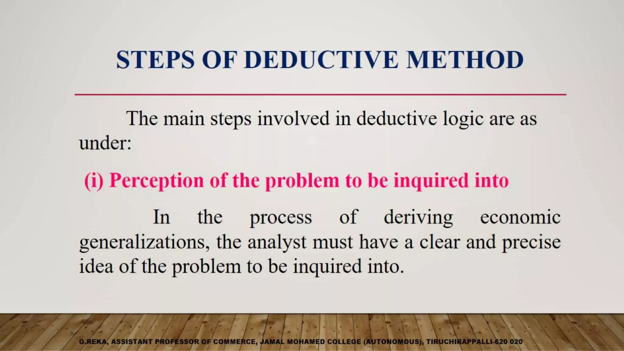 METHODS OF ECONOMIC ANALYSIS | PPTX
