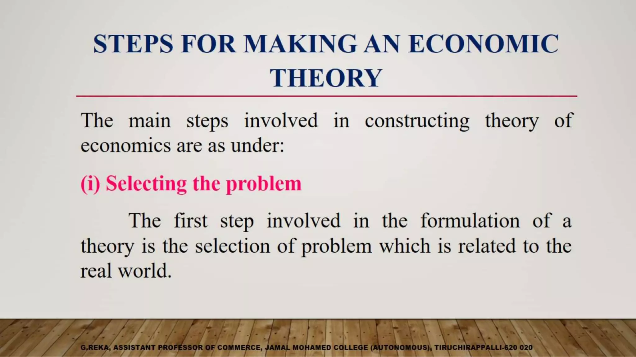 METHODS OF ECONOMIC ANALYSIS | PPTX
