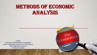METHODS OF ECONOMIC ANALYSIS | PPTX
