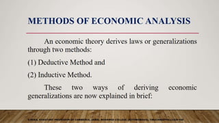 METHODS OF ECONOMIC ANALYSIS | PPTX