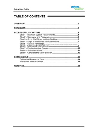 Ea English Quickstartguide | PDF