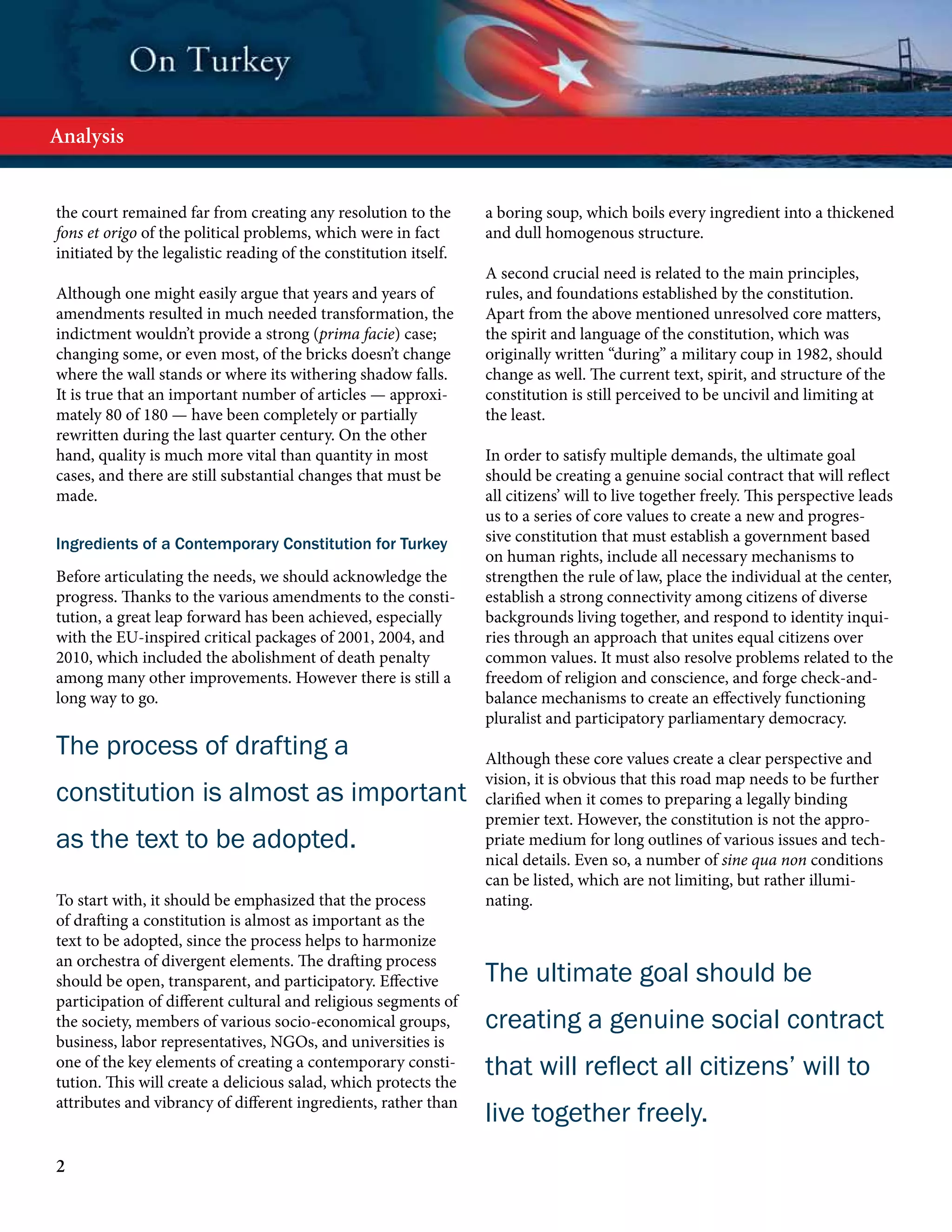 Creating A New Turkish Constitution: An Opportunity for Arab Spring? | PDF