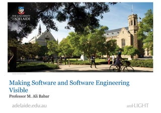 Making Software and Software Engineering visible | PPT