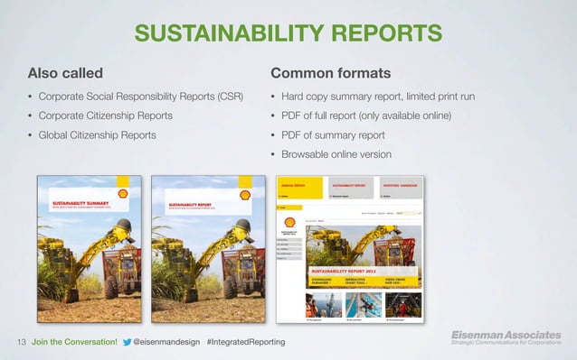 Introduction to Integrated Reporting for IRO's Dec 2013 | PPT