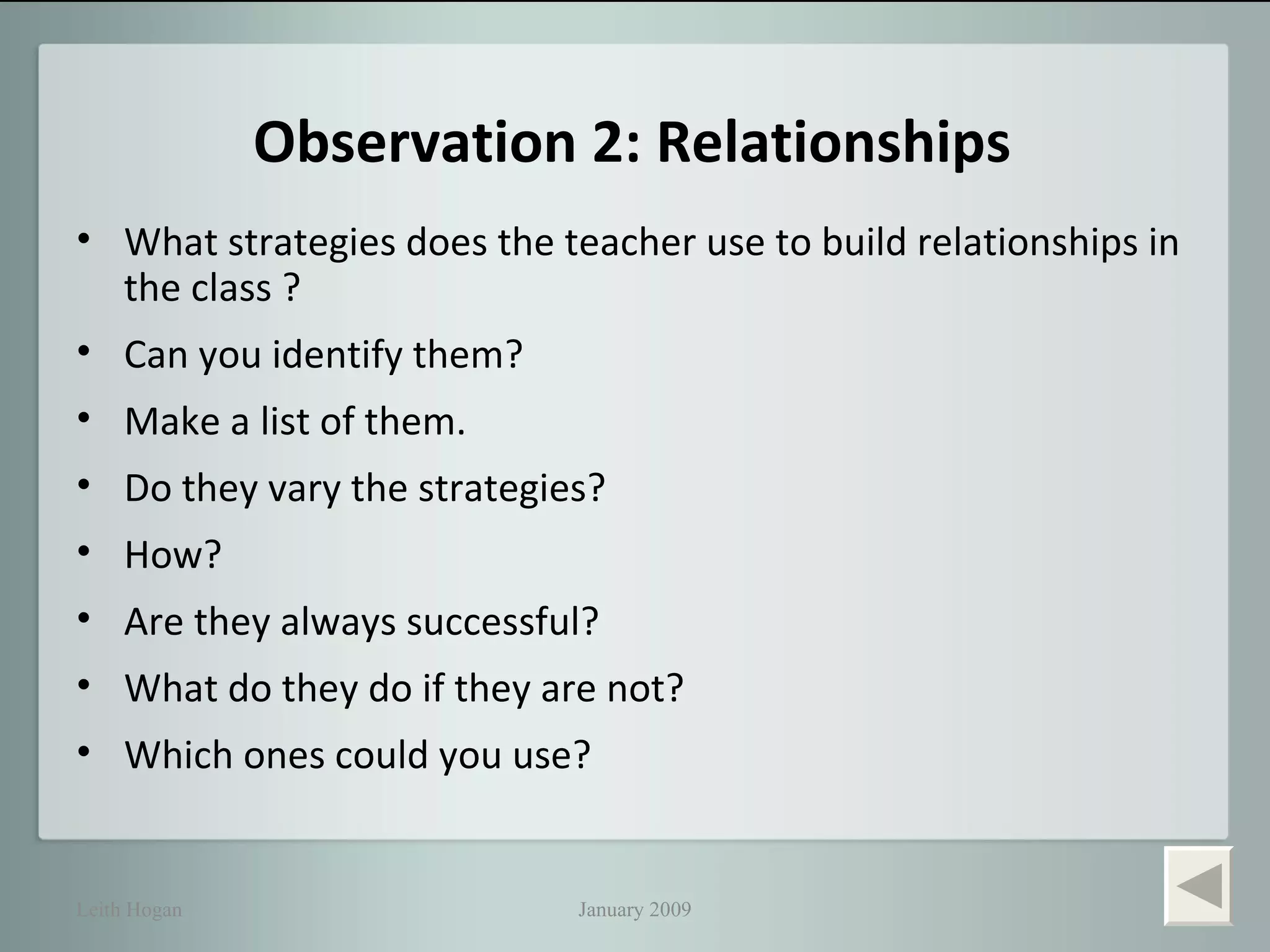 Curtin Education Assistants Conversion Course Logbook… observation ...