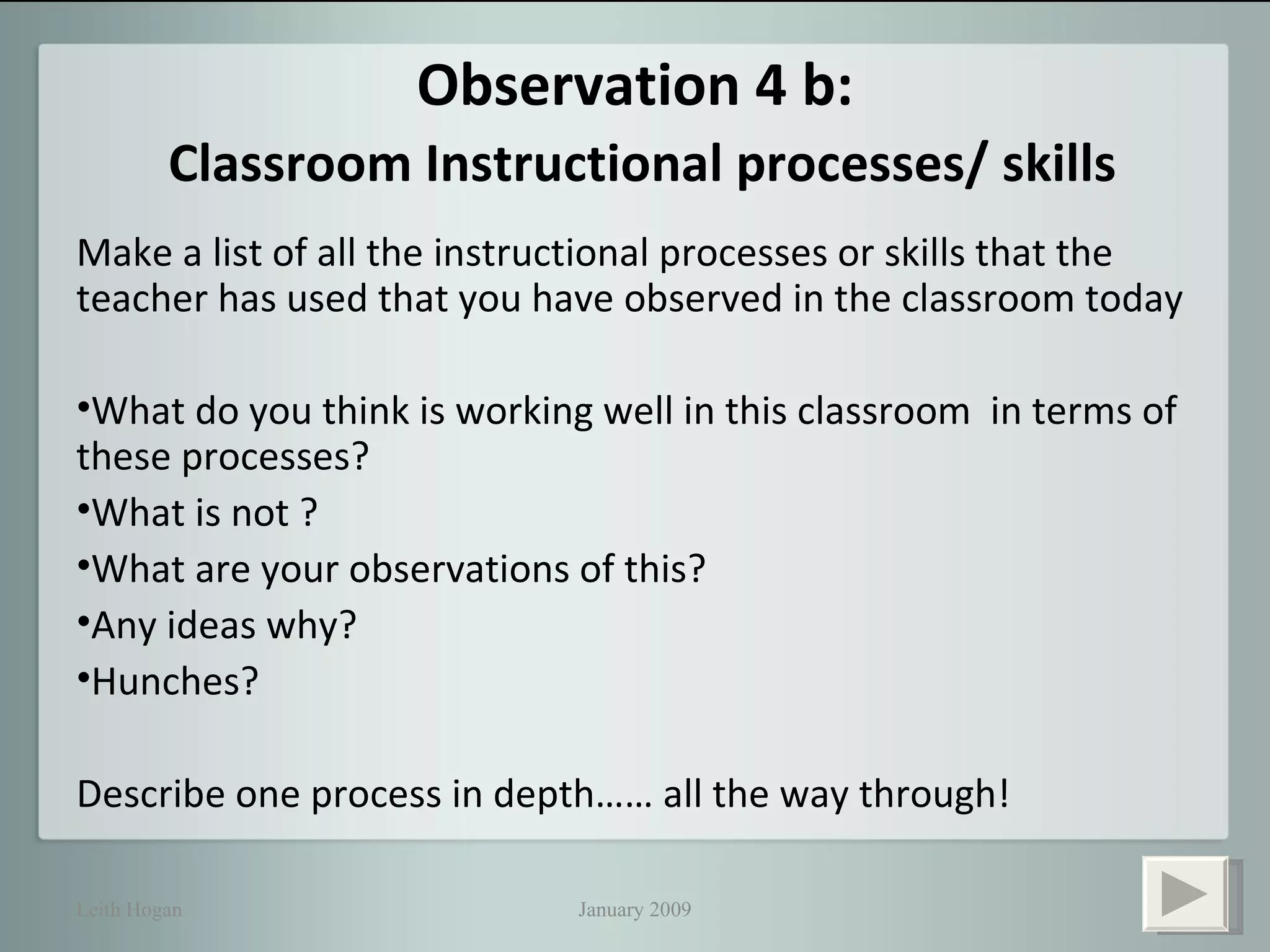 Curtin Education Assistants Conversion Course Logbook… observation ...