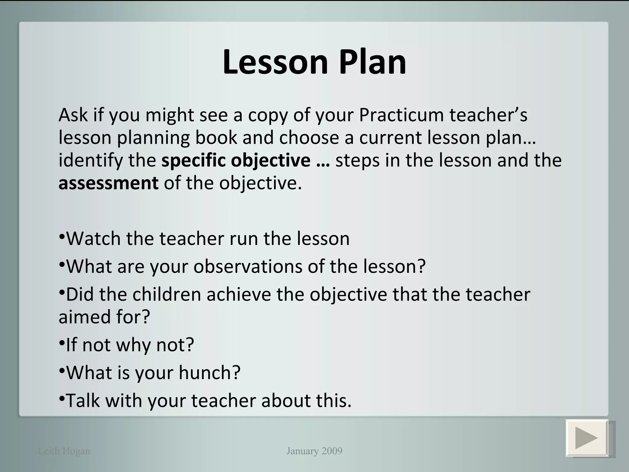 Curtin Education Assistants Conversion Course Logbook… observation ...