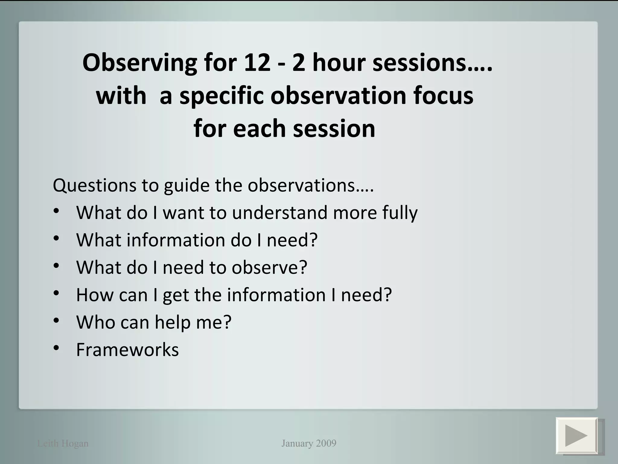 Curtin Education Assistants Conversion Course Logbook… observation ...