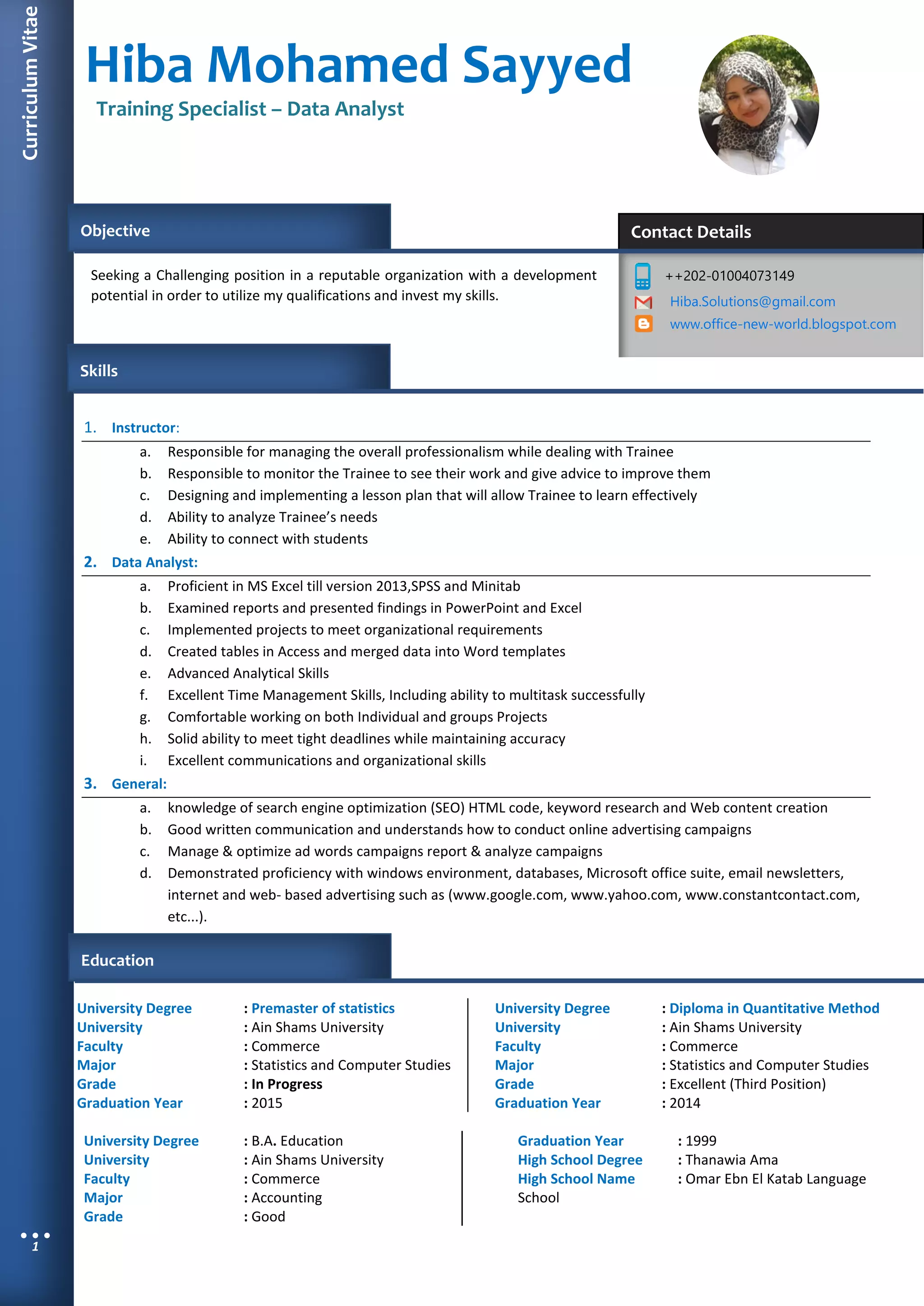 Hiba M.Sayyed-CV | PDF