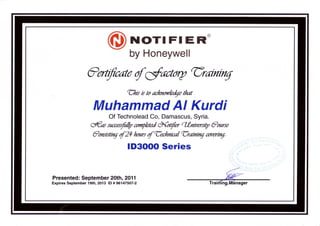 Notifier Certification | PPT