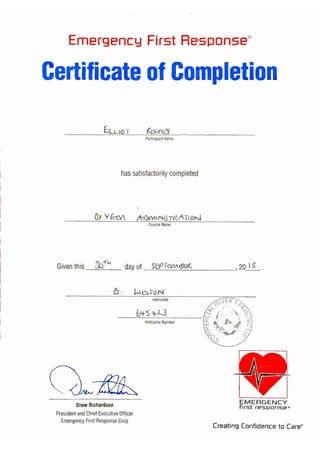 EFR FAW & OXYGEN ADMINISTRATOR | PDF