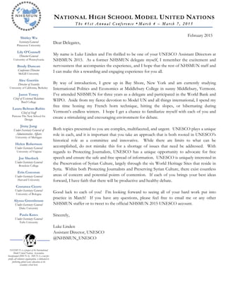 NHSMUN | PDF